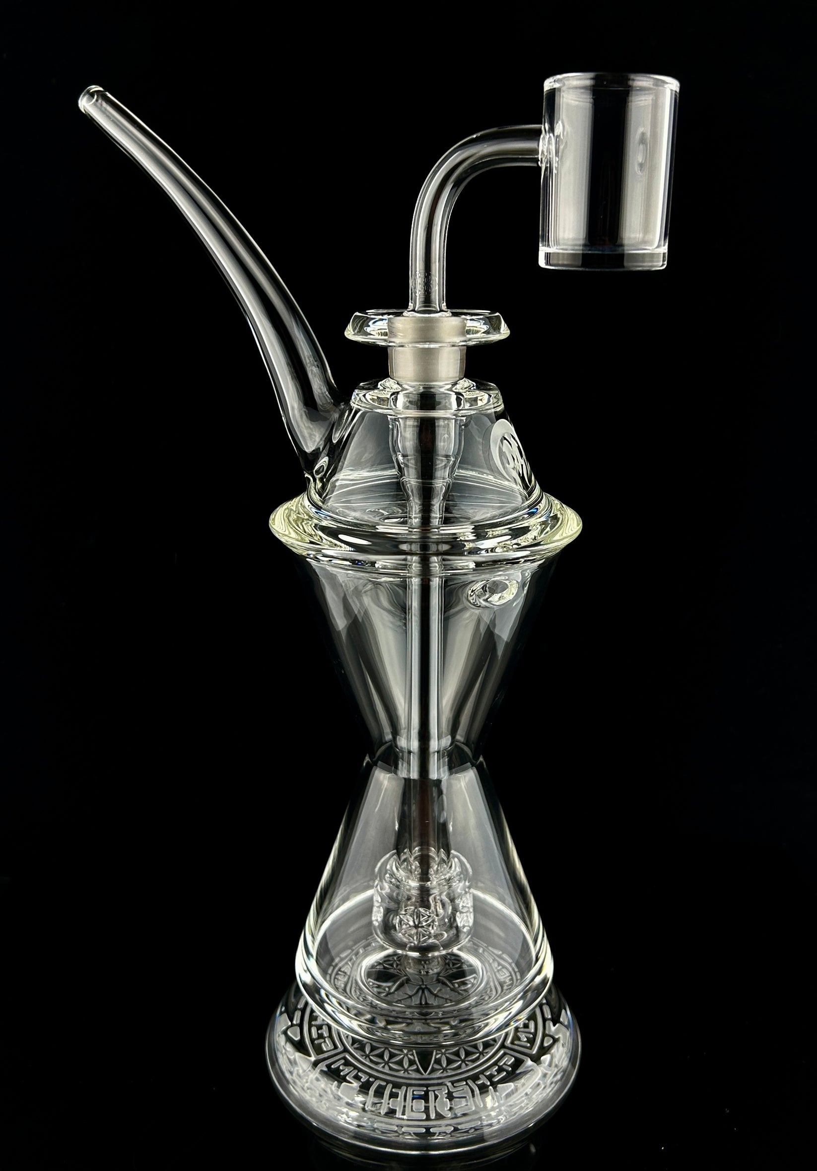 Mothership Glass Torus Nova, Clear. ***Prototype*** – Illuzion Glass ...