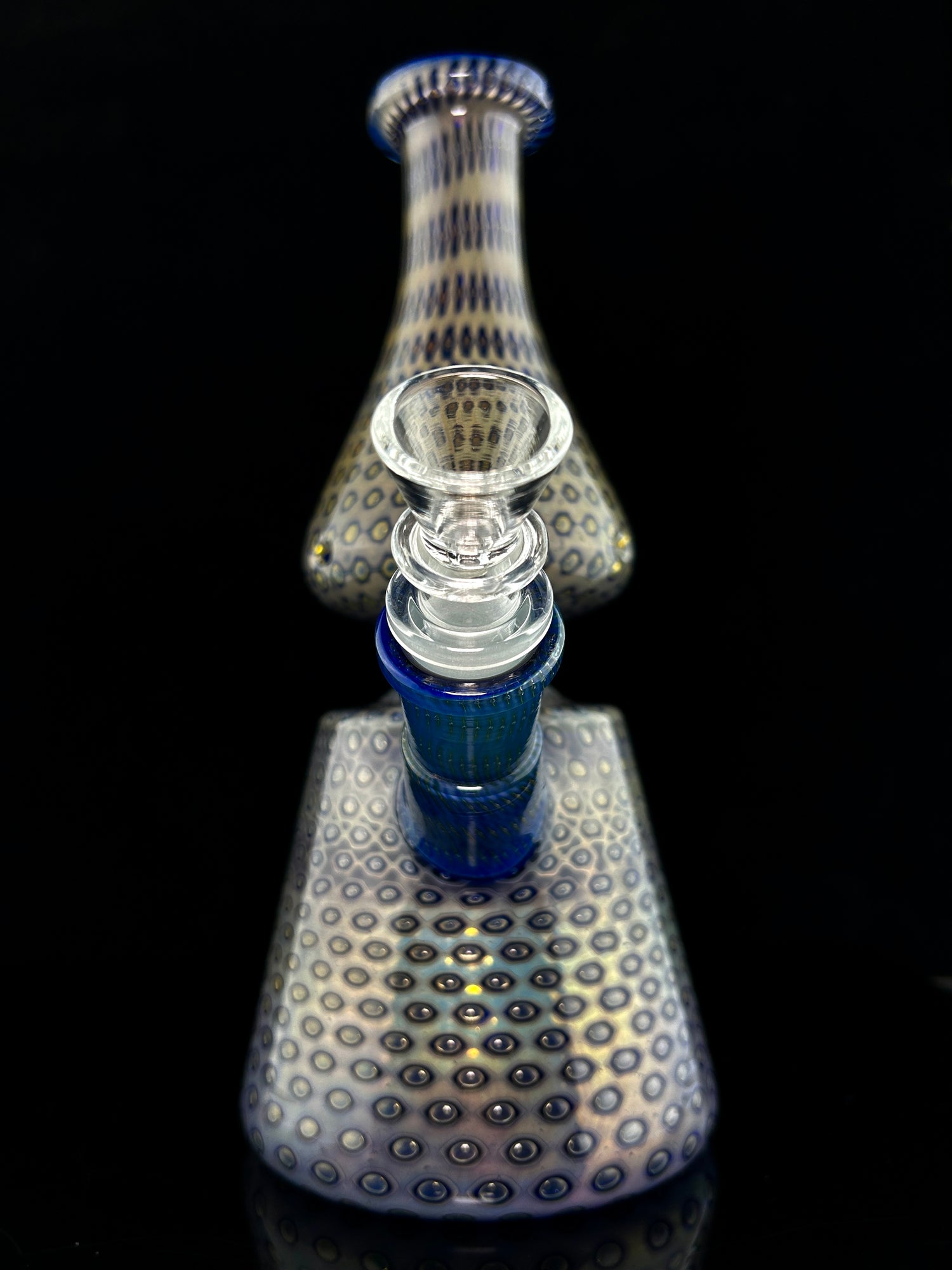 Bubble Trap Tube with Vortex Holes – Illuzion Glass Galleries