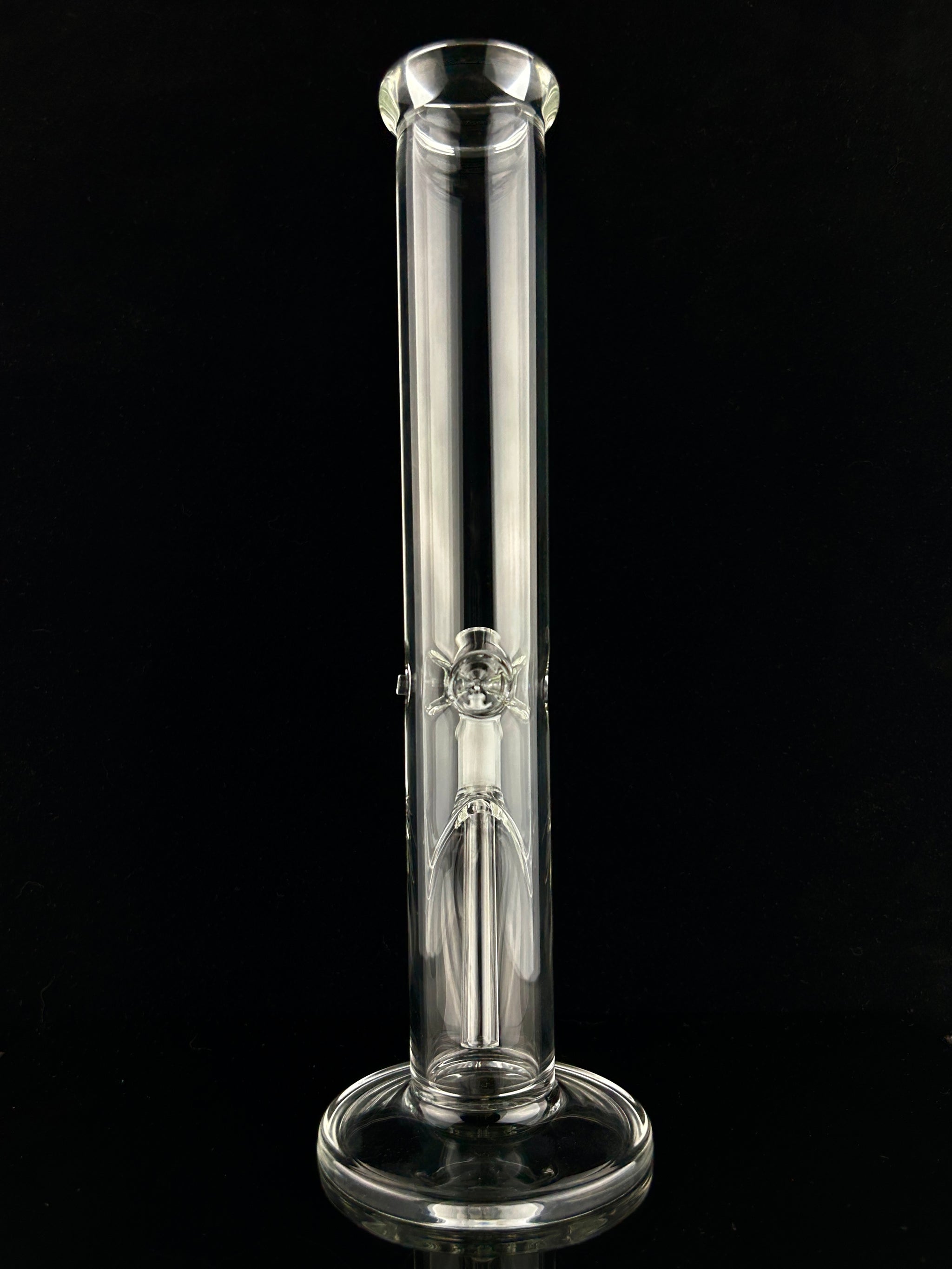10" Mini Straight Tube with One Piece Downstem and Bowl – Illuzion ...
