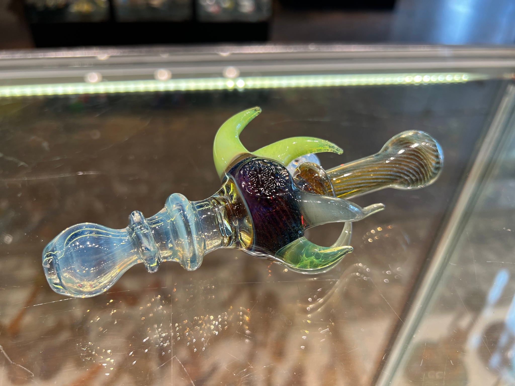 Maze Glass Steamroller Spoon – Illuzion Glass Galleries
